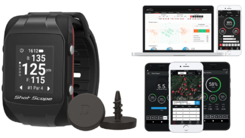 Shot Scope V2 - All In One GPS Watch & Shot Tracking Device